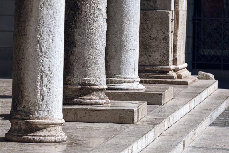 Columns of antique temple stock photo. Image of pillars - 320961928