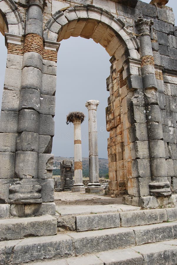Columns through Arch stock photo. Image of roman, historic - 15398186