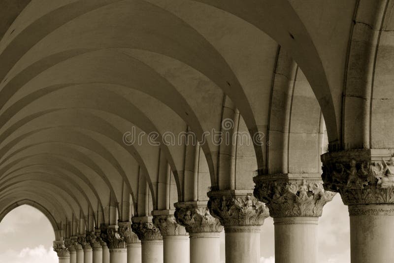 Columns and Arches stock image. Image of europe, holiday - 709941