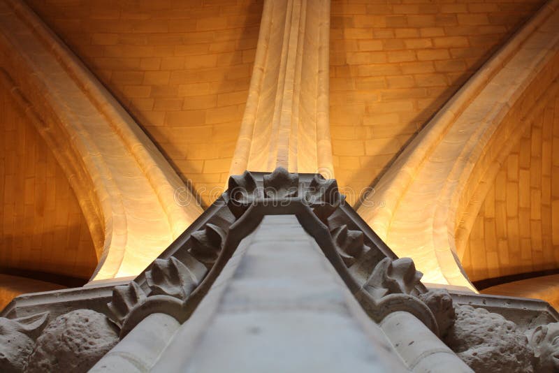 Columns and Arches stock image. Image of detailed, medieval - 57381523