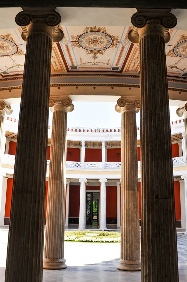 Columns in Athens, Greece stock image. Image of columns - 98189379