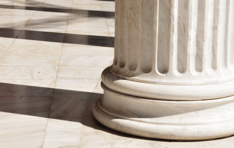 Columns in Athens, Greece stock photo. Image of culture - 98189526