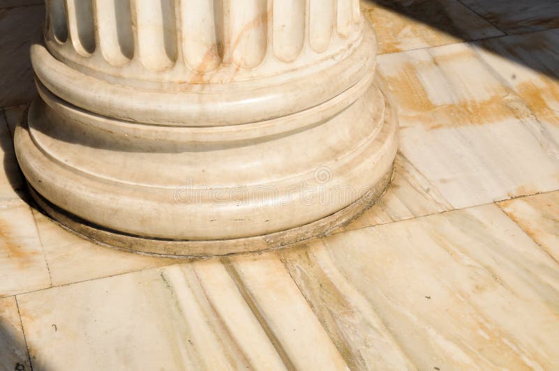 Columns in Athens, Greece stock image. Image of hellenic - 98189893