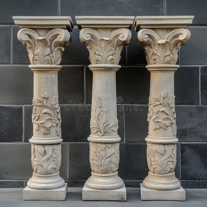 Columns in the Building of the Museum of Natural History, Moscow ...