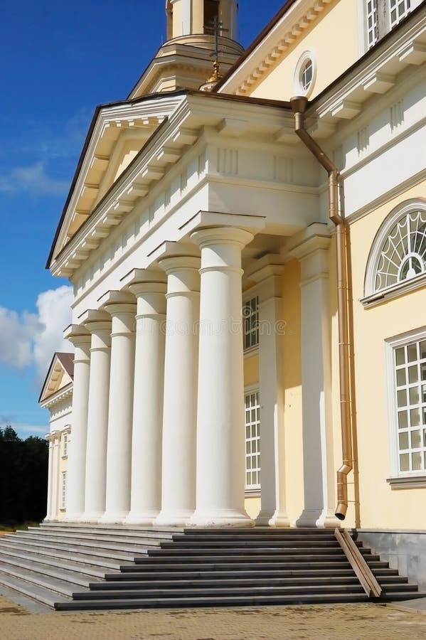 Columns of cathedral stock photo. Image of building, architecture ...