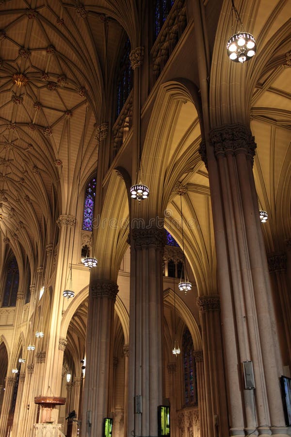 Columns of cathedral stock photo. Image of chapel, roman - 18773036