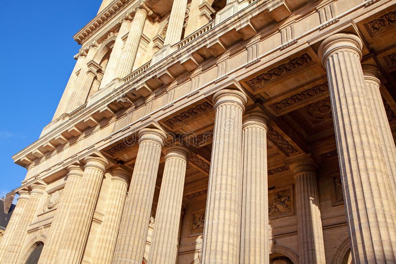 Columns of the cathedral stock image. Image of ancient - 172426345