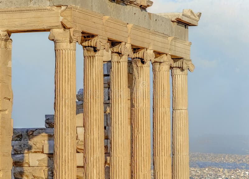 Columns in the Classic Style Stock Image - Image of antiquity, classic ...