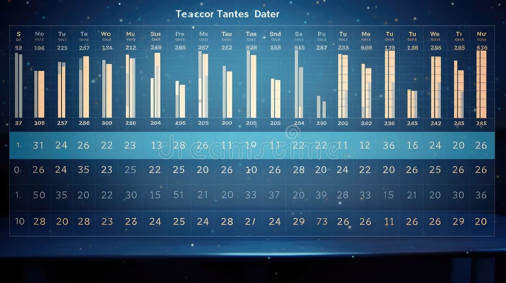 Columns Data Table Template Stock Illustration - Illustration of ...