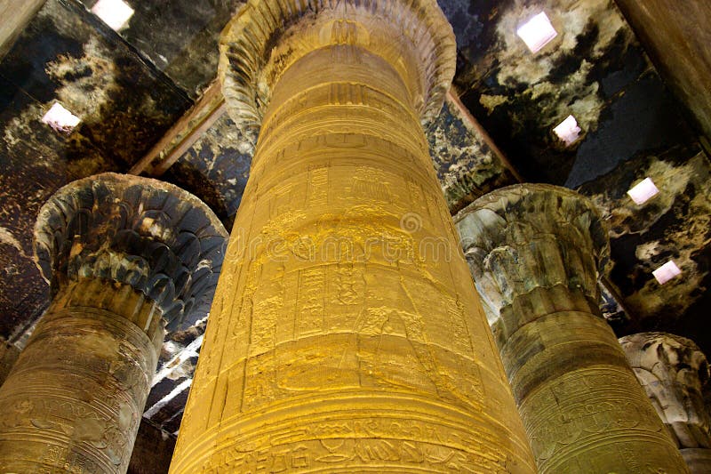 Columns in Egypt stock image. Image of ancient, nile - 11308007