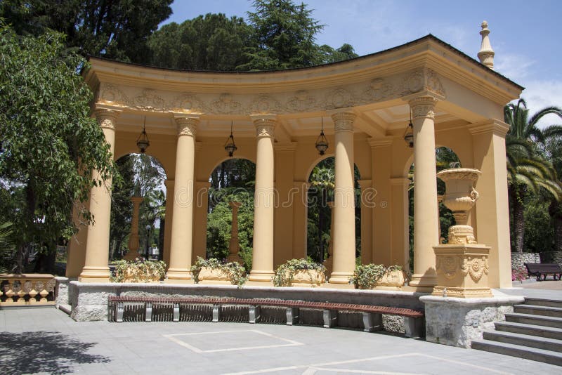 Columns elements stock image. Image of architecture, landscaping - 60811851