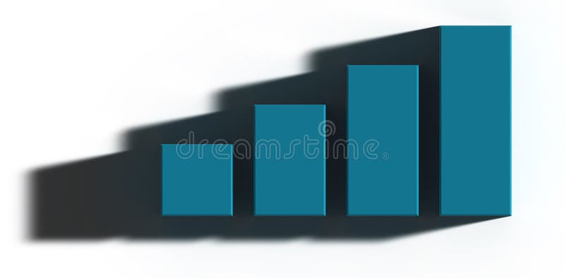 Columns Graph with Growing Indicators on a Isolated Background, 3D ...