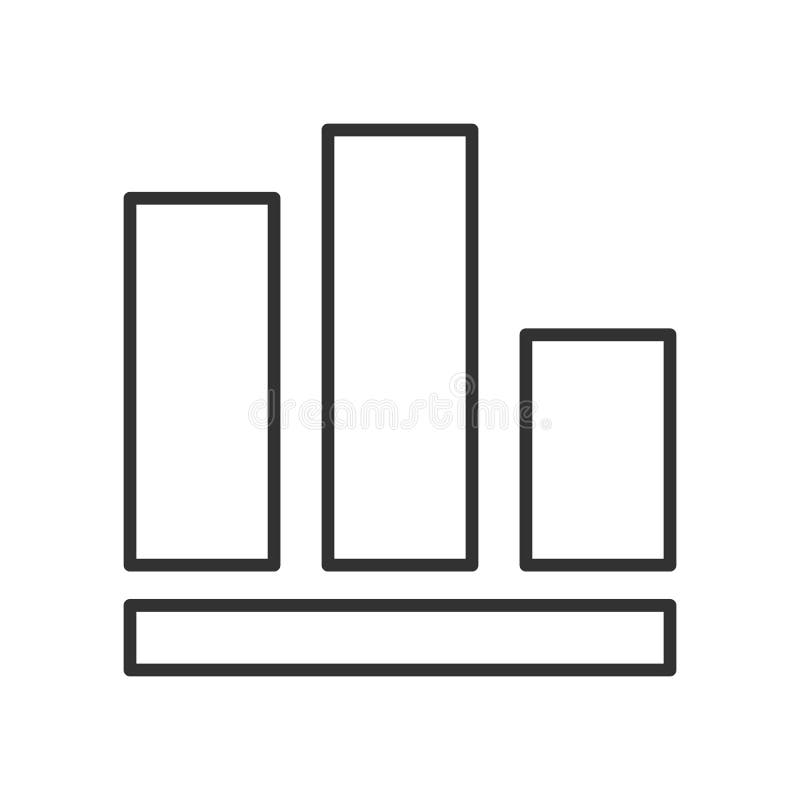 Columns Graph with Green Up Arrow in Ice Cube Stock Illustration ...