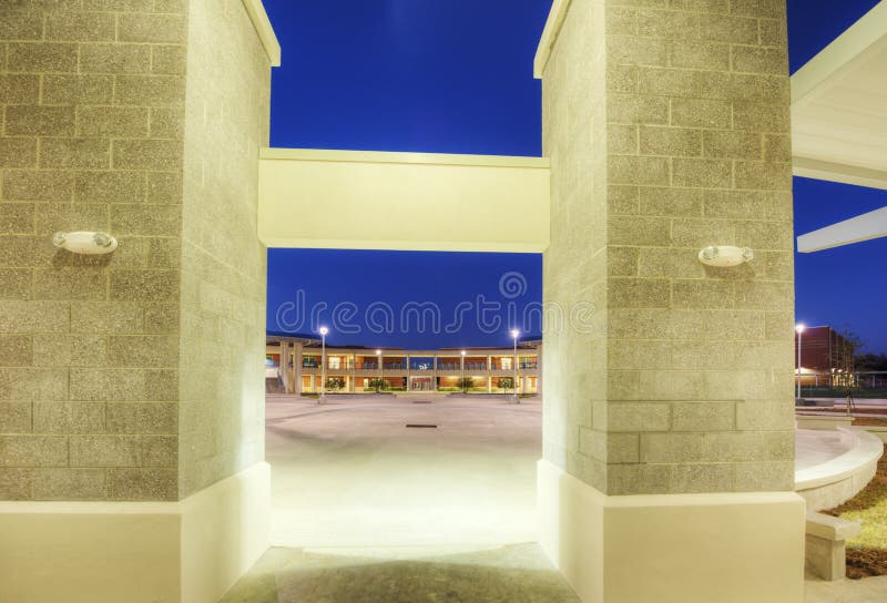 Columns at High School stock photo. Image of river, florida - 28332828