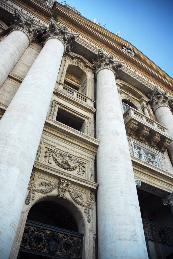 Columns on Historic Building Stock Photo - Image of building ...