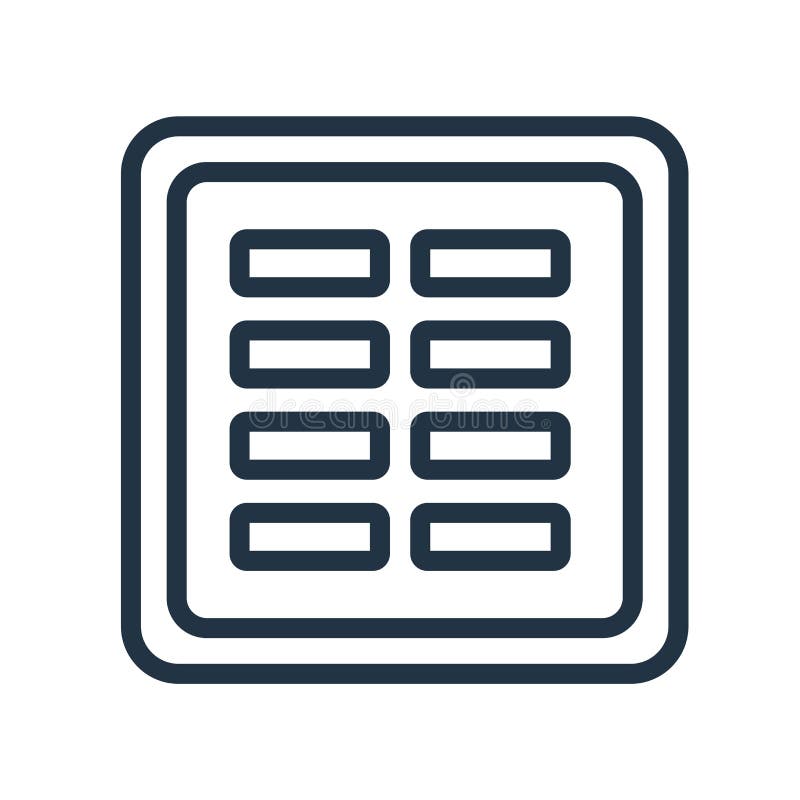 Columns Icon Vector Isolated on White Background, Columns Sign Stock ...