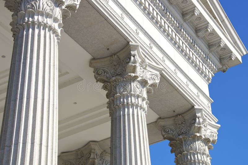 Columns in the museum stock photo. Image of architecture - 53129292