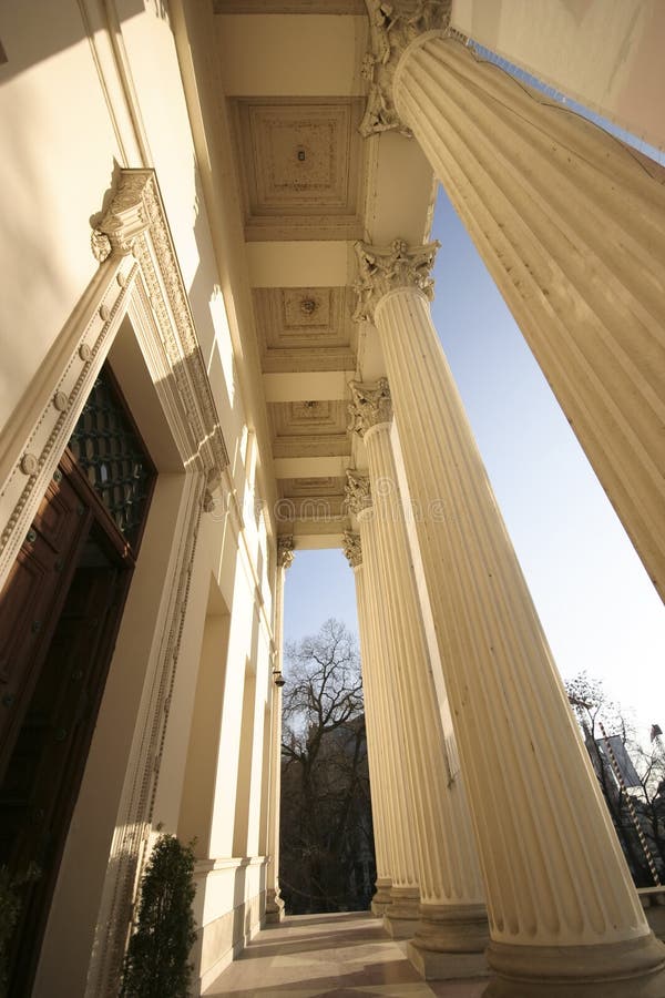 Columns of museum2 stock image. Image of building, europe - 5969931