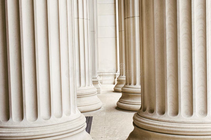 Columns old building stock photo. Image of supporting - 36351754