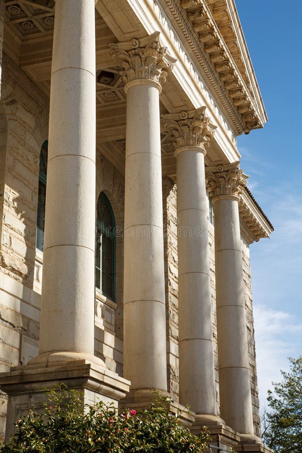 Columns of a courthouse stock photo. Image of architecture - 1177714