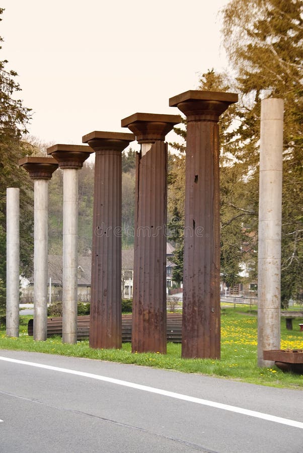 Columns stock photo. Image of walking, harz, columns - 39745888
