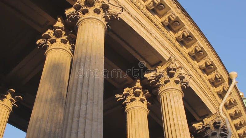 Columns Ornate Decorated with Architectural Style of Empire Element ...