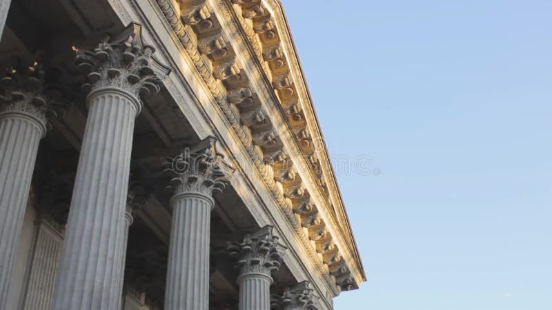 Columns Ornate Decorated with Architectural Style of Empire Element ...