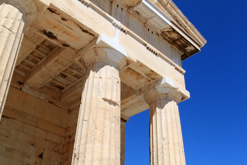 Parthenon Ceiling stock image. Image of building, historic - 7840419
