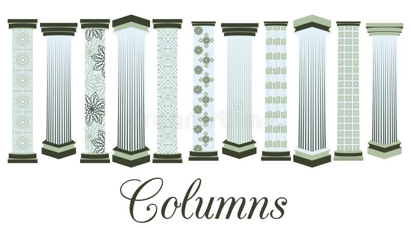 Classic Ancient Roman Border Stock Vector - Illustration of ceramic ...