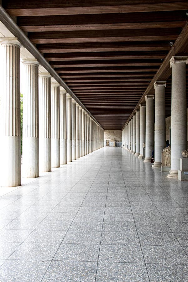 Column arcade stock photo. Image of greek, ancient, classic - 27600038
