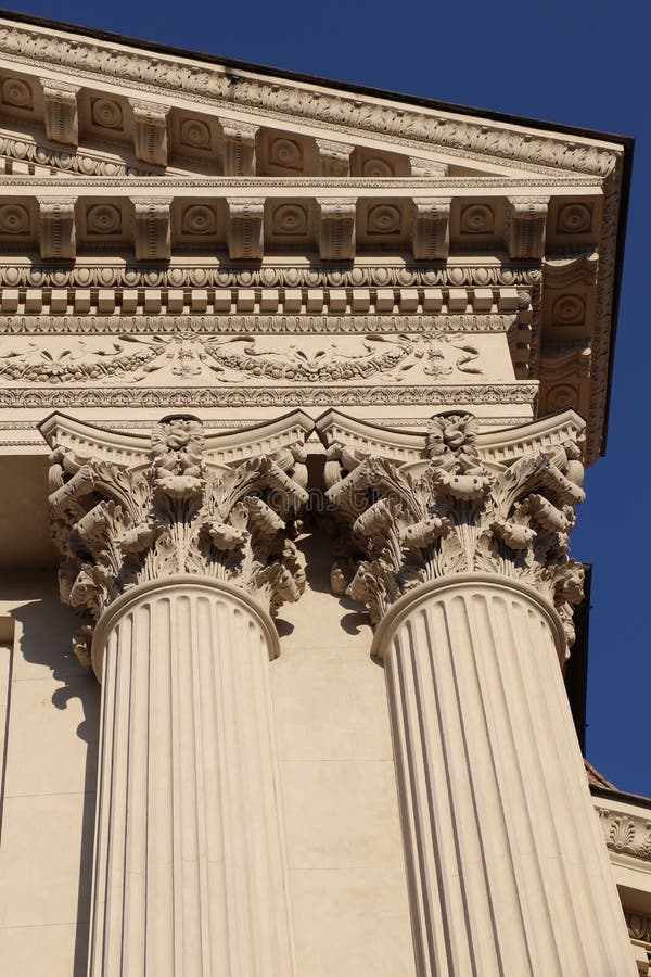 Columns in Rome stock image. Image of historian, monument - 76704379