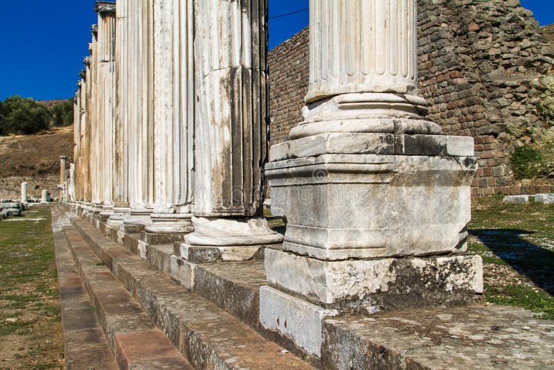 Columns and Ruins stock photo. Image of roman, archeology - 48413326
