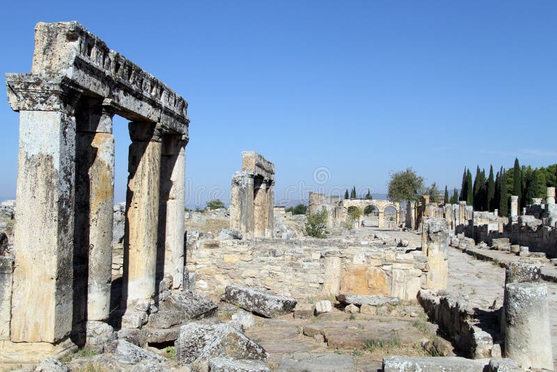 Columns and ruins stock image. Image of column, world - 34500155