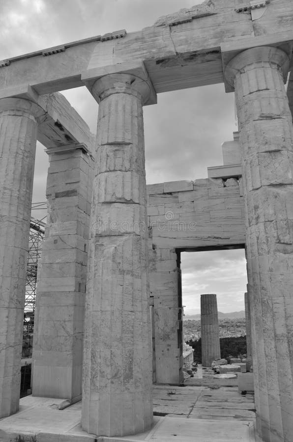 Columns at Temple stock photo. Image of europe, temple - 51804358