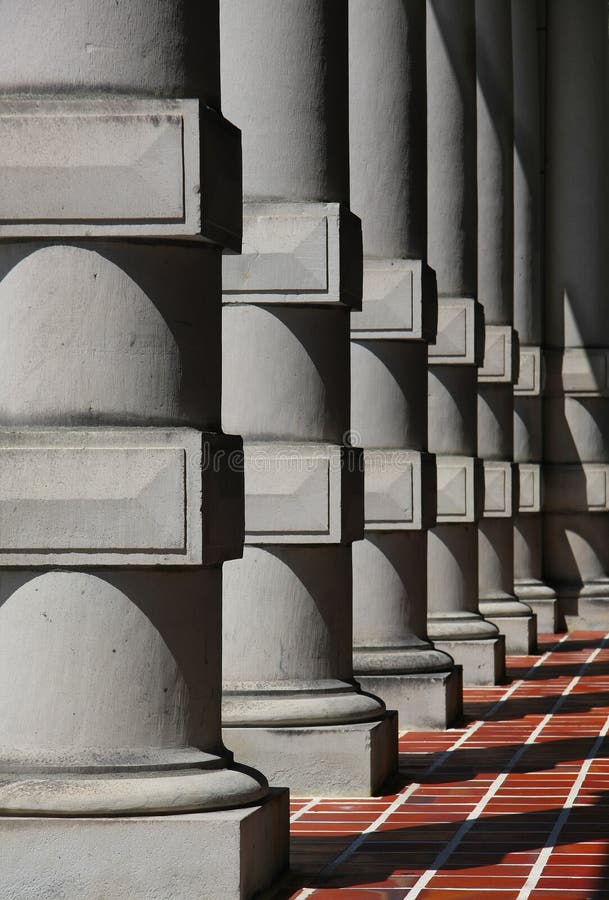 Colums stock image. Image of architecture, railing, column - 13425843