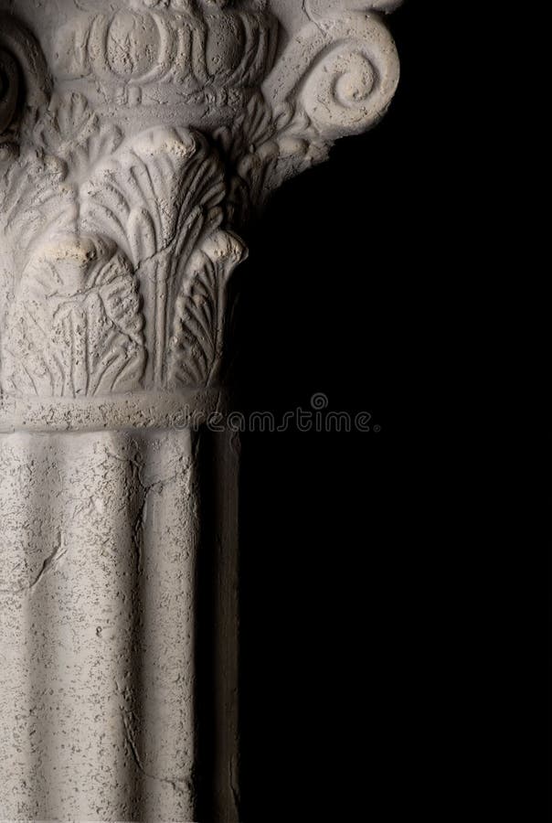 Coluna grega foto de stock. Imagem de supremo, escultura - 6838646