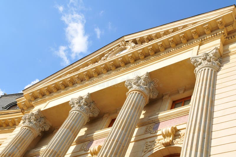 Colunas imagem de stock. Imagem de faculdade, reino, horizontal - 58178605