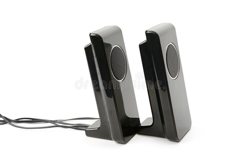 Colunas Musicais Em Um Fundo Branco Imagem de Stock - Imagem de ...