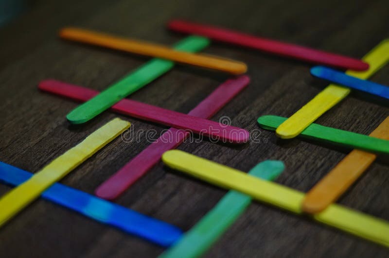 Colured glasspinne royaltyfri bild