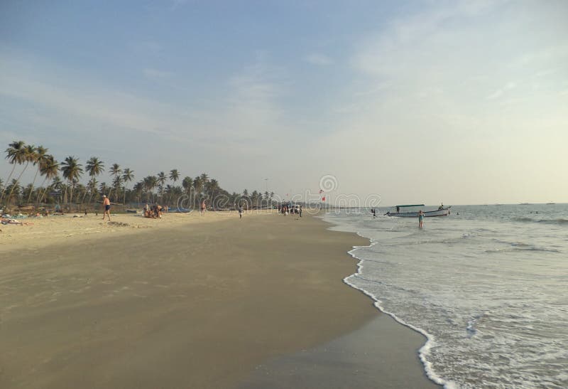 Colva beach, Goa, India editorial photo. Image of tropical - 49027036