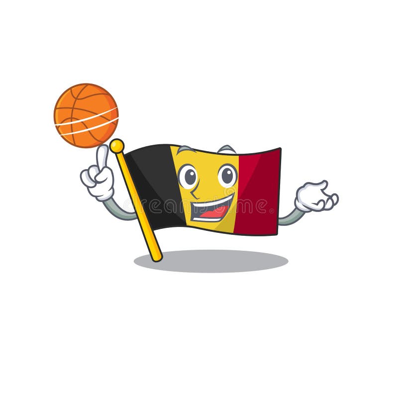 Com a Bandeira De Basquete, O Personagem Bélgica Moldou a Mascote ... Com a Bandeira De Basquete, O Personagem Bélgica Moldou a Mascote ...