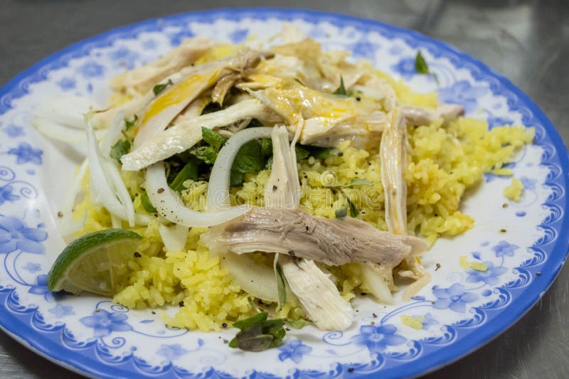 Com Ga - Vietnamese Chicken and Rice in Hoi an, Vietnam Stock Photo ...