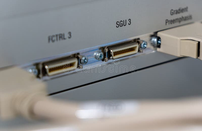 Com Port or Interface of a Computer Stock Image - Image of equipment ...