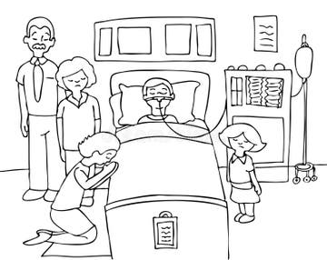 Sick Child Coloring Stock Illustrations – 69 Sick Child Coloring Stock ...