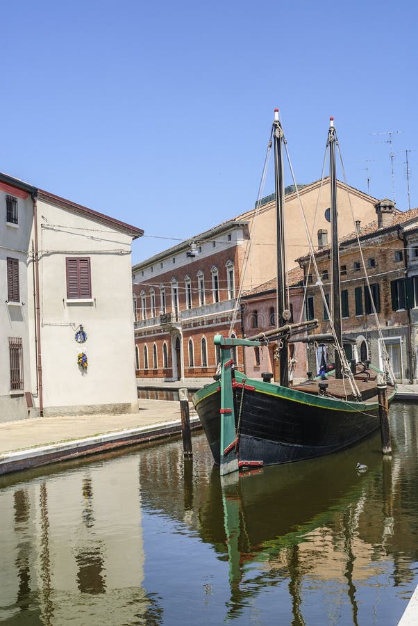 Comacchio stock photo. Image of outdoor, typical, canal - 28593648