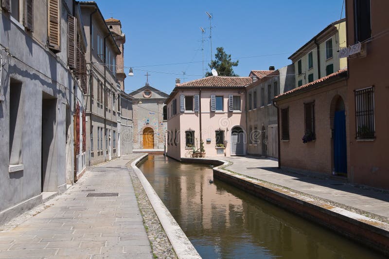 Comacchio. Emilia-Romagna. Italy Stock Photo - Image of oldtown ...