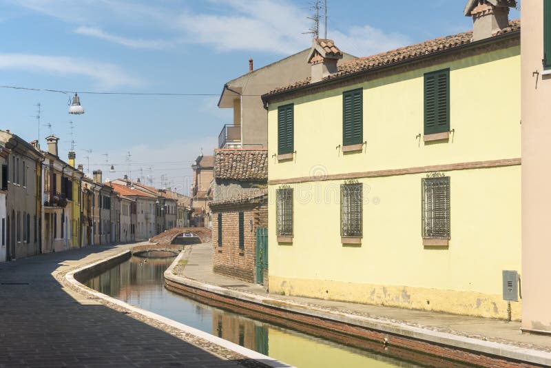 Comacchio (Italy) stock image. Image of italian, cityscape - 47929507