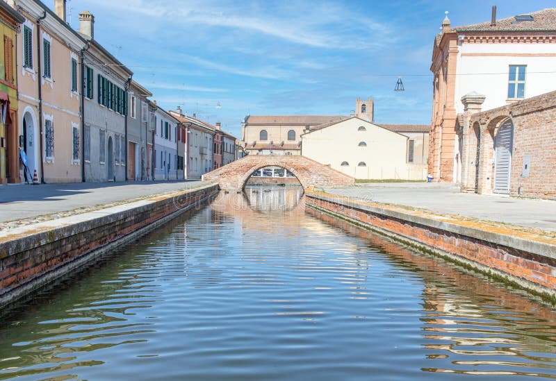 Comacchio, the Venice of Emilia Romagna Stock Image - Image of brigge ...