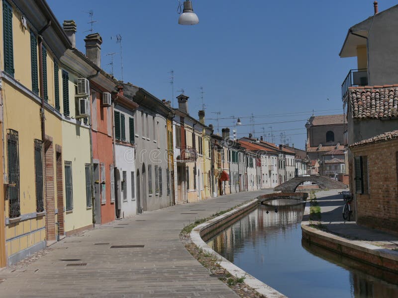 Comacchio stock photo. Image of emilia, national, channel - 110836784