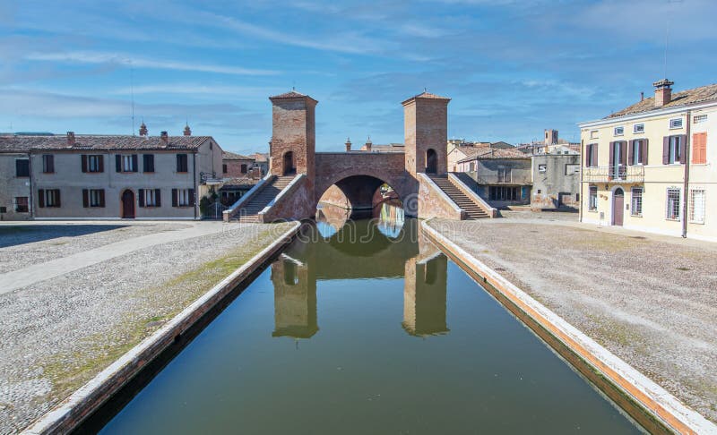 Comacchio, the Venice of Emilia Romagna Stock Image - Image of delta ...